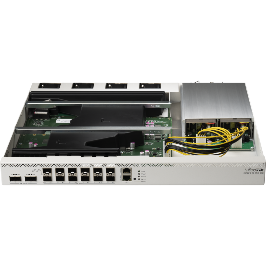 MikroTik Cloud Core 12 Port SFP28 2 QSFP28 16 Core Router | CCR2216-1G ...